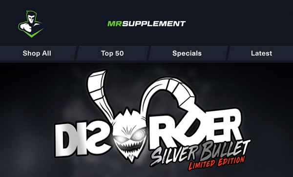 New Disorder Silver Bullet - Mr Supplement