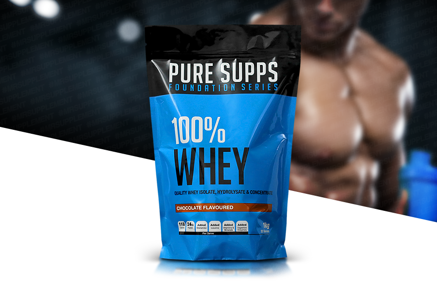 100% Whey Protein Powder by Pure Supps